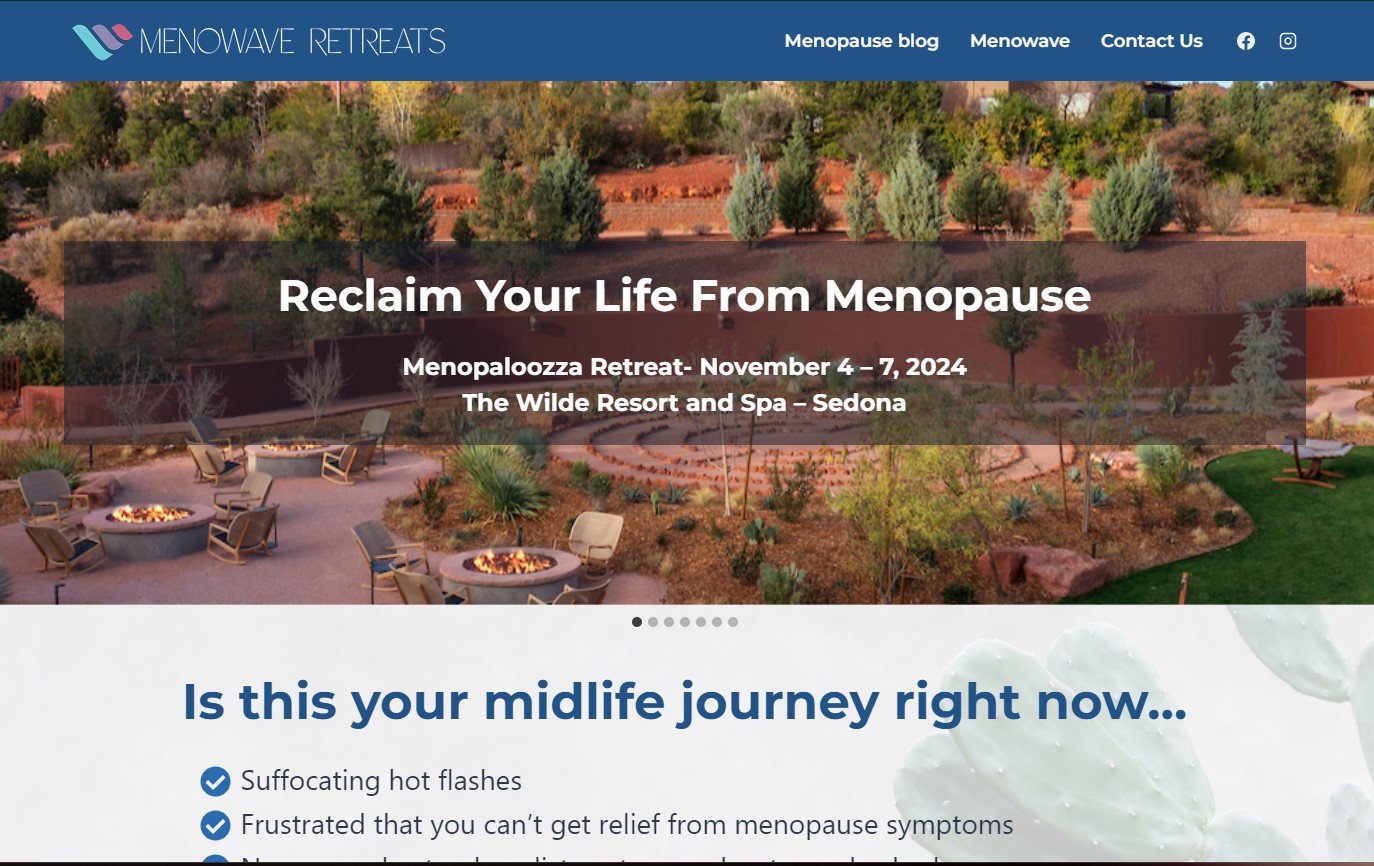 Menowave Retreats - James Web Design